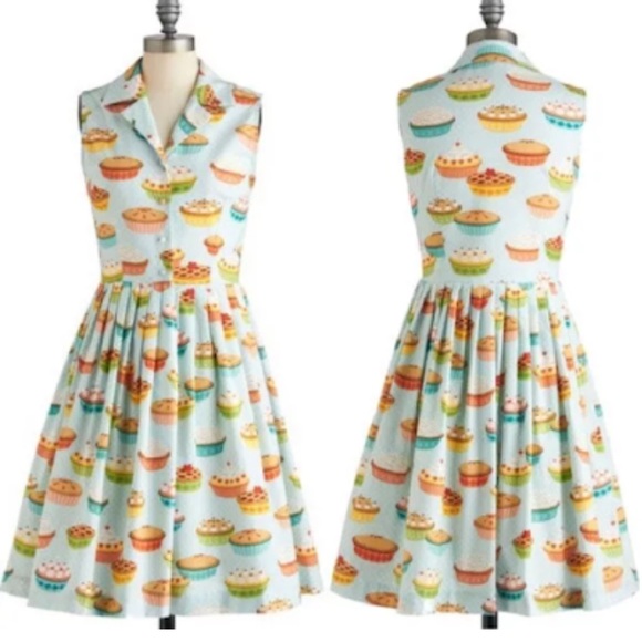 Modcloth | Dresses | Nwt Modcloth Bea Dot Pie Dress | Poshmark
